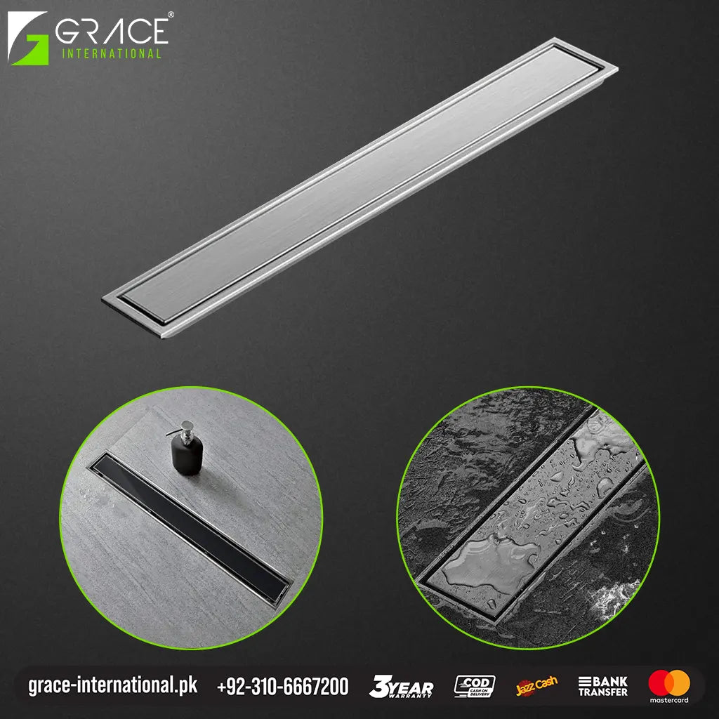 Floor Drain Waste Hole Jali With Plain Cover Stainless Steel 28" Inch ...