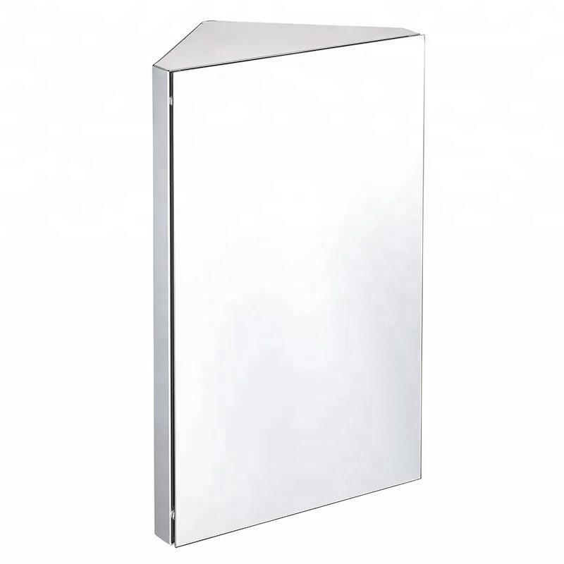 Grace Corner Cabinet – Mirror Door Storage for Bathroom