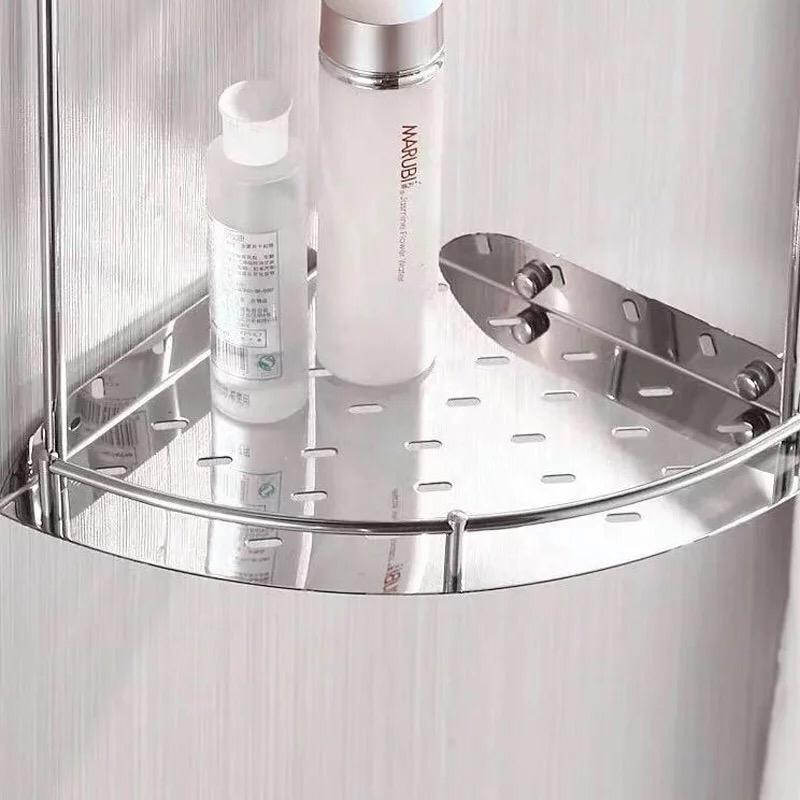 Grace Stainless Steel Corner Shelf – Rust-Free Rack