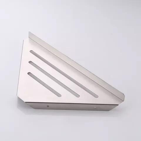 Triangle Corner Shelf – Stainless Steel for Home & Bath
