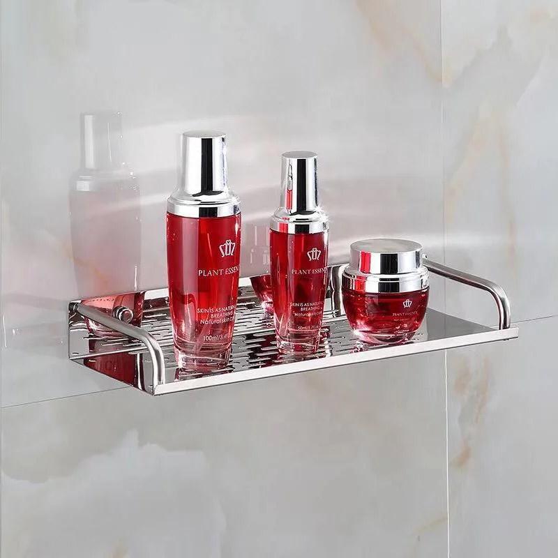Grace Straight Stainless Wall Shelf Rack for Home Kitchen Bathroom - P