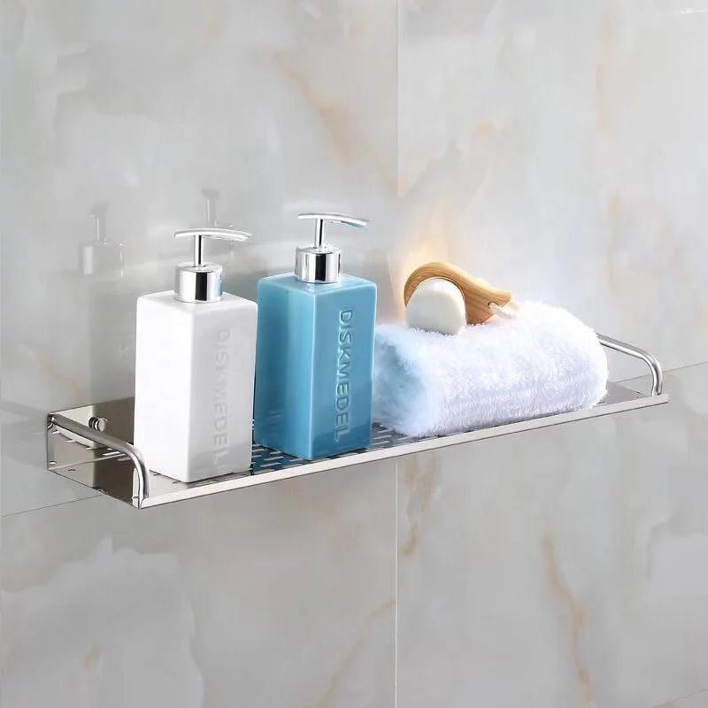 Grace Straight Stainless Wall Shelf Rack for Home Kitchen Bathroom - P