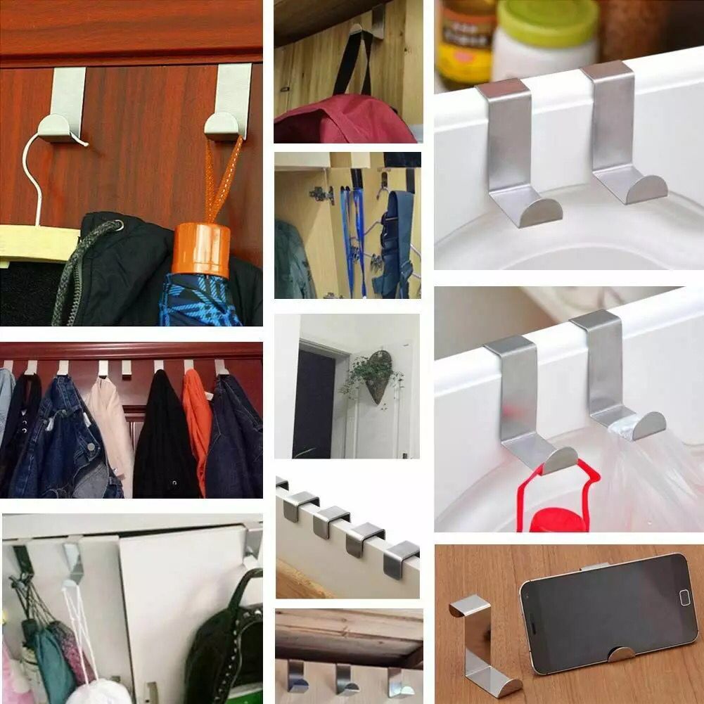 Portable Over-the-Door Hook – Single Home Hanger